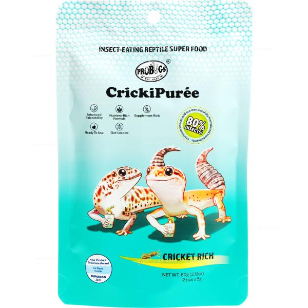 注文や問い合わせる際、当店の会社概要、お買い物ガイドを必ずお読みください。キョーリン プロバグズ クリケットピューレは、生のコオロギ、ミルワーム、ミズアブ幼虫を使用した、昆虫食爬虫類向けの高嗜好性ピューレフード。使い切りサイズで衛生的に与え...