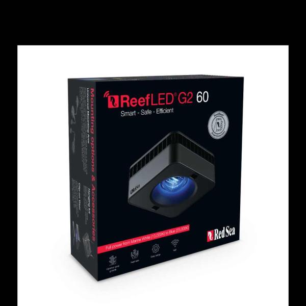 注文や問い合わせる際、当店の会社概要、お買い物ガイドを必ずお読みください。Red?Sea（レッドシー）「ReefLED?G2?60」は、60?W出力の次世代型LED照明。リーフスペックに基づいた高品質スペクトルとReefBeatアプリによる...
