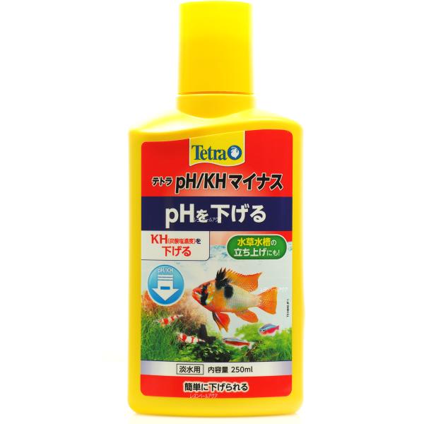 注文や問い合わせる際、当店の会社概要、お買い物ガイドを必ずお読みください。PH/KHマイナスは、簡単に希望する数値に炭酸塩硬度（KH）を下げると同時にpHを下げます。【 製品特徴 】●ぺーハーを簡単・速やかに降下●簡単に希望する数値に炭酸塩...