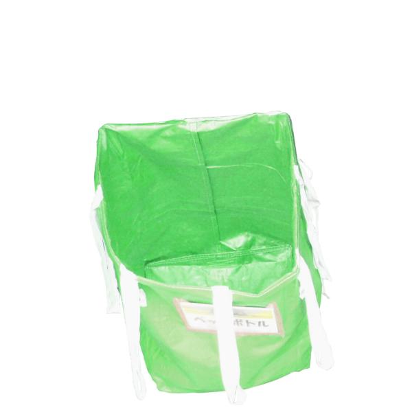 (1)形状は角型(2)吊り下げベルトは、8点ベルト(3)投入口は、600角の全開フタ式(4)排出口はありませんが反転用取っ手付(5)容量は350リットル(6)耐荷重は200ｋｇ＝0.2トン(7)高さは1100ｍｍ(8)1袋あたりの重量は約1...