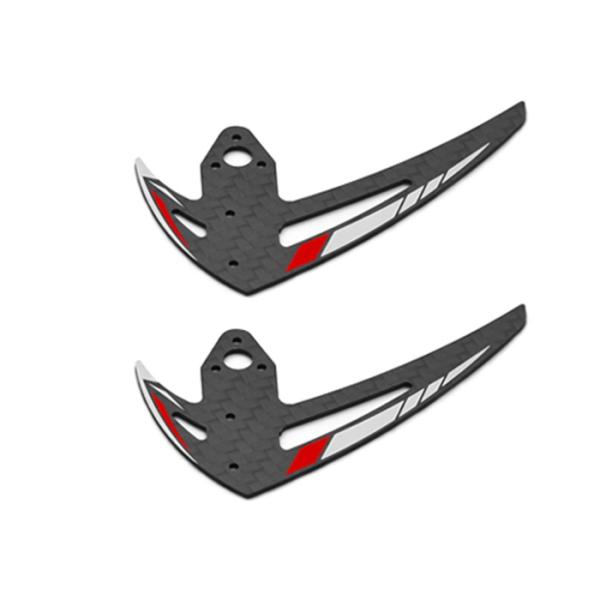 M2V2EVO　カーボン垂直尾翼　レッド