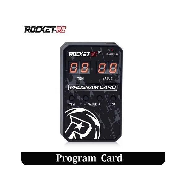 【発売日：2026年06月10日】ROCKET-RC 130A センサー付ブラシレスESC用プログラムカードプログラムカードを使用すれば様々な設定変更が可能です。
