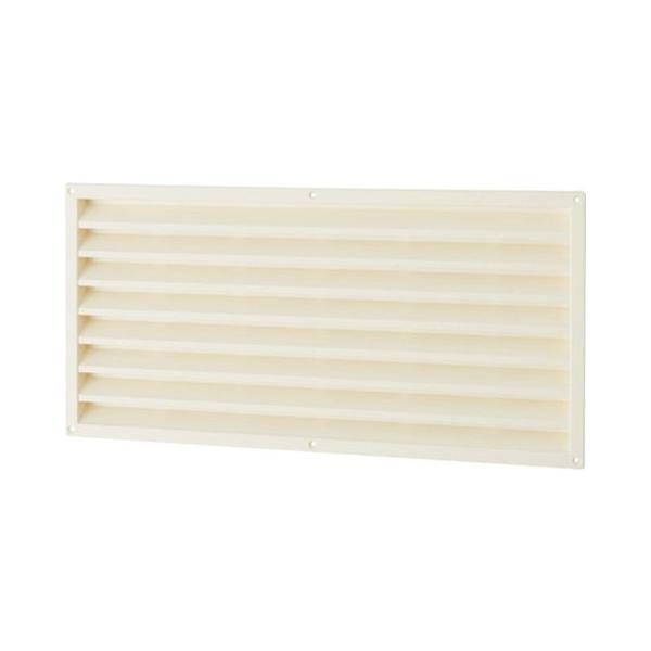 【発売日：2022年06月16日】【商品詳細】●サイズが豊富な樹脂製ガラリです。●室内用ドアーガラリとして。●色：ミルキーホワイト●A(mm)：80●B(mm)：420●C(mm)：67●D(mm)：408●E(mm)：402●F(mm)：...