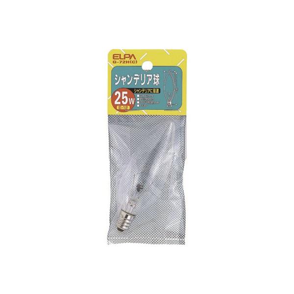 【発売日：2024年04月24日】特長●ガラス球の形状がローソクの炎形の電球です。仕様●消費電力(W)：25●口金：E12●定格寿命(時間)：1500●球寿命(時間)：1500●波長タイプ：G-72H(C)原産国（名称）：非公開