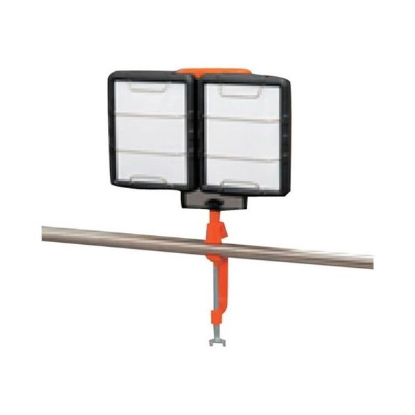 【発売日：2022年06月23日】【商品詳細】●拡散ワイドパネルでまぶしさを軽減し、空間全体を広く明るく照らします。●虫が寄りにくく、熱くなりにくいLEDライトです。●2灯の向きを変えて照射範囲を調整することができます。●建築現場などに。●...