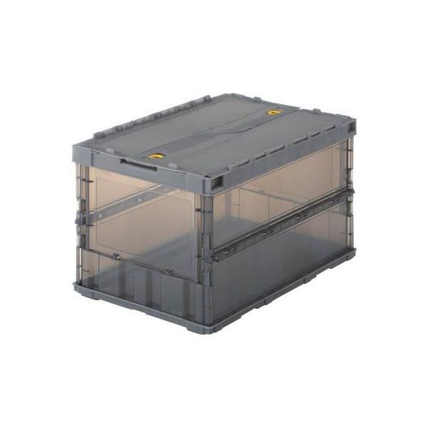 【発売日：2018年02月07日】【メーカー型番】TSK-C50B BK【JANコード】4989999017762【ブランド】ＴＲＵＳＣＯ 　【特徴】●中が透けて見えるため、コンテナの中身が判別しやすく、保管・管理に最適です。●折りたたんだ...
