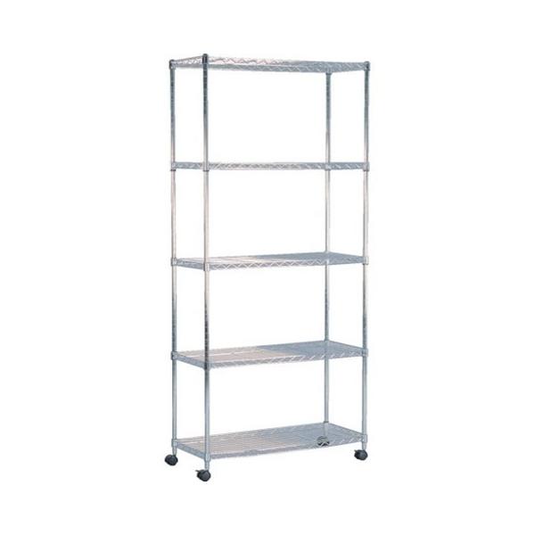 【発売日：2022年06月20日】【商品詳細】●クロームメッキ仕上げのラックです。●クギやネジを使わずに簡単に組み立てることができます。●棚の高さは自由に変えることができます。●移動に便利なキャスター付きです。●棚の高さは25mmピッチで変...
