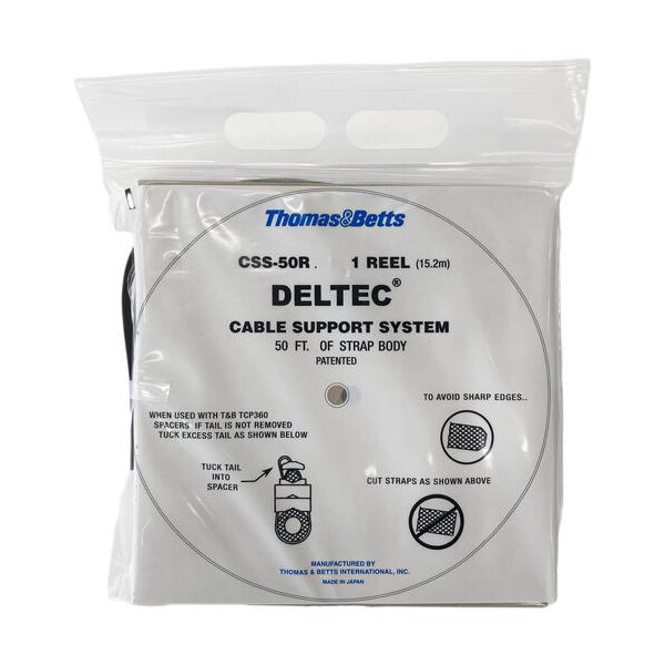 【発売日：2025年05月28日】特長●Deltec(デルテック)スリムタイプは、屋外で最低20年間使用できるように設計されたリールストラップタイプの結束バンド(ケーブルタイ)です。●幅は7.9mmで、全長15mもしくは50mのリールストラ...