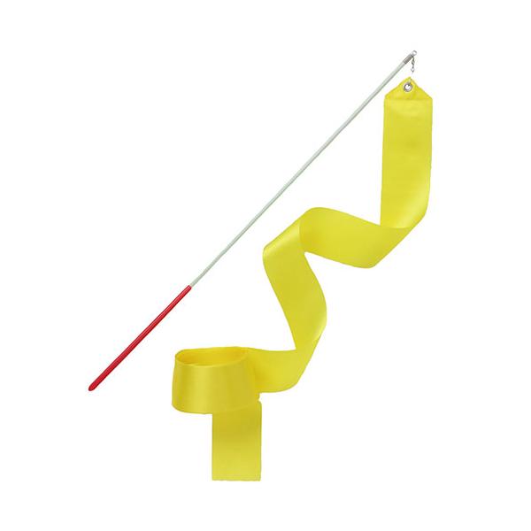 【発売日：2025年09月19日】【商品説明】くるくる回して楽しく踊れる新体操リボンです。軽くて、小さな手でもしっかり握れるスティックで、扱いやすいリボンです。くるくる回すだけで、美しくヒラヒラと舞い、ダンスを華やかにします。運動会・学園祭...