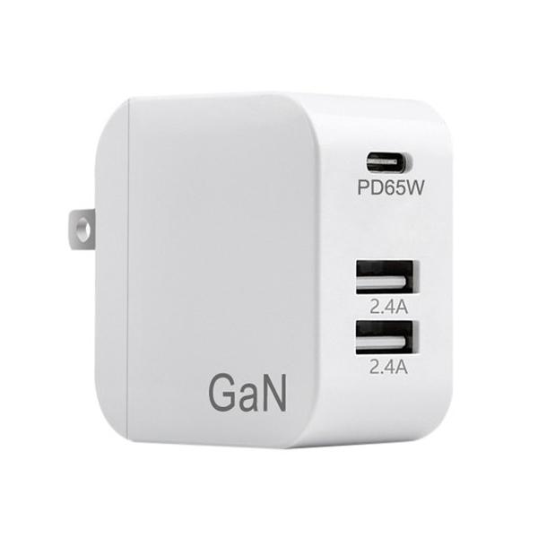 【発売日：2024年12月11日】高効率GaNテクノロジー、3ポートで一気に充電商品説明●GaN(窒化ガリウム)使用の3ポートの充電アダプターです。●Type-A2ポート、Type-C(PD対応)1ポート。●GaNは放熱性に優れ、PDに必要...