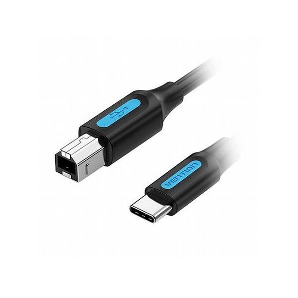 【発売日：2025年02月17日】USB2.0CMaletoBMale2Aケーブル2mブラック特長モデル:CQUカラー:ブラックインターフェイス:USB-C/USB-Bインターフェイス加工:ニッケルメッキ伝送速度:480Mbpsコンダクター...