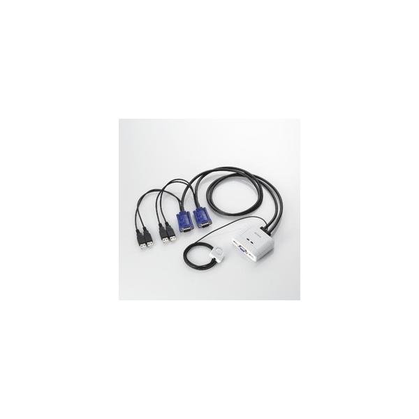 【発売日：2016年05月20日】手元のスイッチを押すだけで簡単切替!色々なUSB機器を2台のパソコンで共有できるUSBパソコン切替器。パソコン側もUSB接続なので、ノートパソコンも切替可能![仕様]■対応パソコン:Windows Vist...