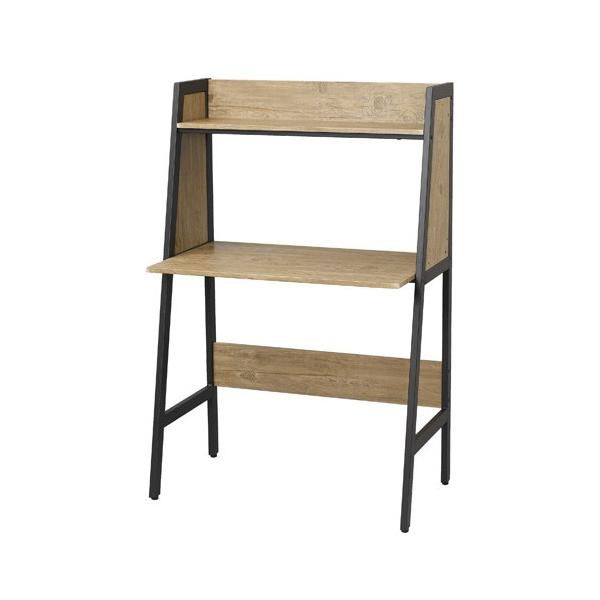 【発売日：2018年05月25日】●サイズ:(約)幅84×奥行51×高さ129cm●素材:合成樹脂化粧パーティクルボード(PVC)、スチール(黒粉体塗装・艶消し)●生産国:中国●天板厚:約1.5cm●耐荷重:約20kg(天板) 約5kg(上...