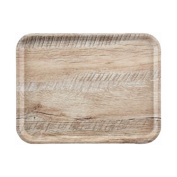 【発売日：2023年01月23日】■商品説明●ヴィンテージ調で温かみのあるトレイ。●カフェトレイとしてだけでなく、学食や社食用のトレイとしても。●見た目だけではなく、触った質感もリアルに表現。●クラフトペーパー＋メラミンで丈夫。■直径・サイ...