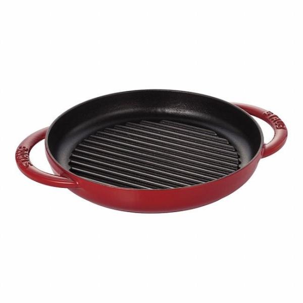 【発売日：2018年04月09日】ストウブ ピュアグリル 30cm 40511-525 チェリー [AGL8109]JANコード：3272340022210■サイズ(cm)：30■メーカー品番：40511-525■カラー：チェリー■直径×高...