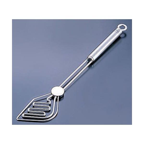 【発売日：2017年02月13日】ROSLE(レズレー)18-10ノンスティックターナー（パイプ柄）95671 BLCA7 JANコード4004293956712●メーカー品番:05671●間口×奥行(ヘラ部mm):55×85●柄長(mm)...