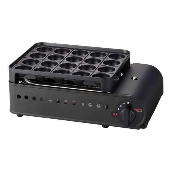 【発売日：2026年02月09日】●プレートはフッ素加工でこびりつきにくいのでお手入れが簡単です。●きれいな大玉をつるのに便利な「切り溝」付きです。●炎の力で素早くまん丸たこ焼き●返しやすいフッ素加工プレート●便利な「切り溝」付き●お手入れ...