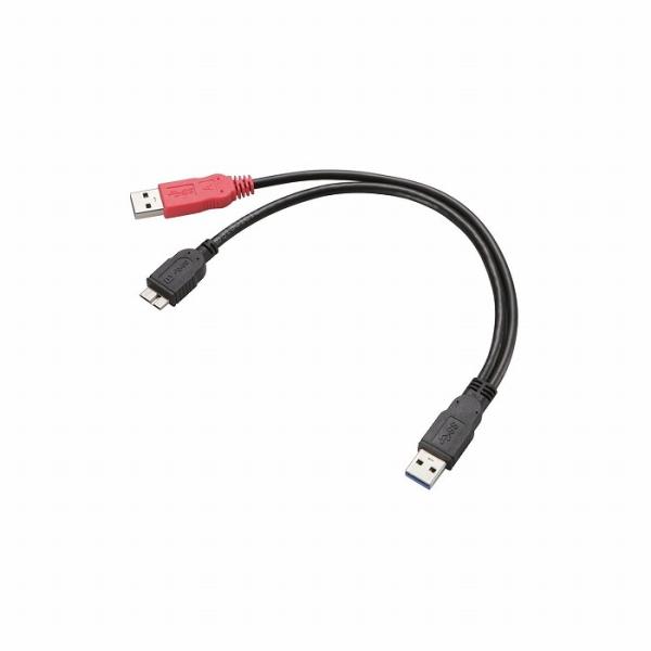 【発売日：2021年06月21日】【商品詳細】■USB3.0(Standard-A)端子搭載のパソコン及びUSB3.0(micro-B)端子搭載のパソコン周辺機器を接続できるUSB3.0ケーブルです。■通常のUSB3.0ケーブルに給電用ケー...