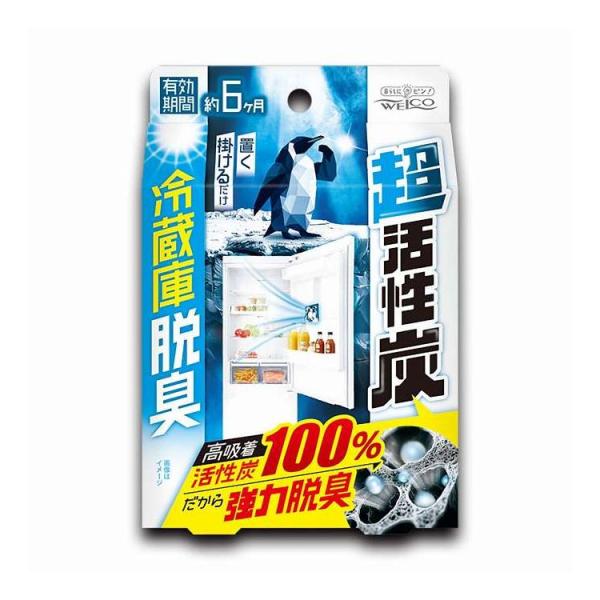 【発売日：2025年10月22日】【商品詳細】ヤシガラ活性炭が生魚臭・生肉臭・発酵食品臭などを強力脱臭。冷蔵庫内に置く、掛けるだけで簡単、コンパクトタイプ。ケースを紙素材にすることで、プラスチックゴミを削減。メーカー名:ウエ・ルコ生産国・加...