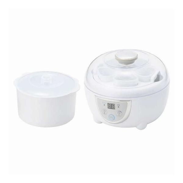 【発売日：2026年01月29日】食材を下ごしらえした後は、メニューボタンで「ヨーグルト」か「甘酒」のモードを選択し、調理時間を設定するだけ!発酵に適した温度を保つので失敗が少なく調理ができます。大容器（800ml調理用）と小容器（100m...