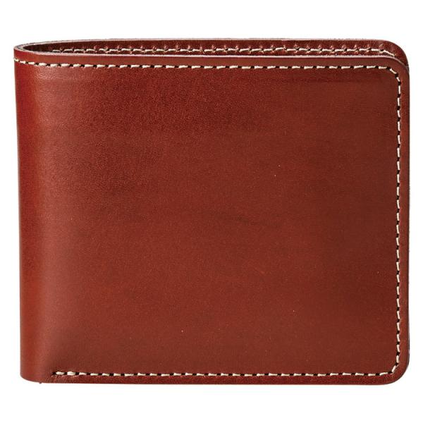 【発売日：2025年11月04日】ヌメ革の存在感を活かした折財布は大阪の職人が1針1針丁寧に縫上げています。札入×2室、ホック式小銭入×1室、ポケット・カード入×各3室。牛革（ヌメ革）9.8×11.5×2.8cm※天然皮革を使用している為、...