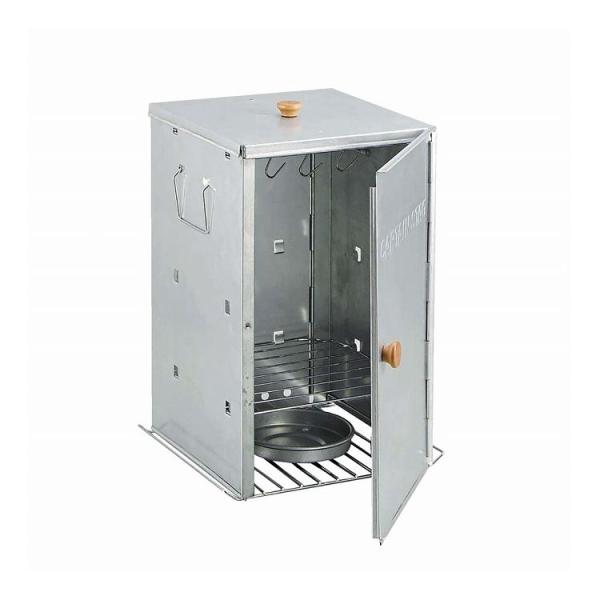 【発売日：2023年09月27日】【商品特徴】カセットガスコンロに乗せて使用できます。アミのせ、つりさげを素材により使い分けアウトドアや自宅のお庭で手軽に燻製が楽しめます。