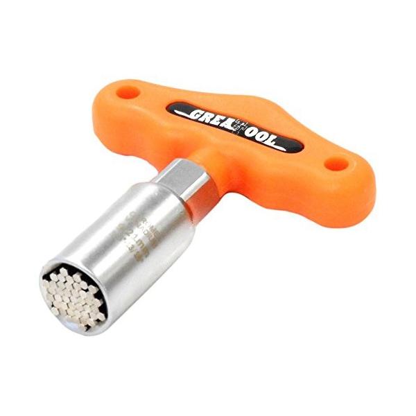 【発売日：2018年01月05日】【商品詳細用途：車や自転車の整備や、ネジ、フック等の締め付け作業に対応サイズ（ナット径）：9〜21mm、3/8〜13/16インチ対応ネジ：六角、四角、蝶ネジ、フックソケット差込角：9.5mm（3分）仕様：ソ...