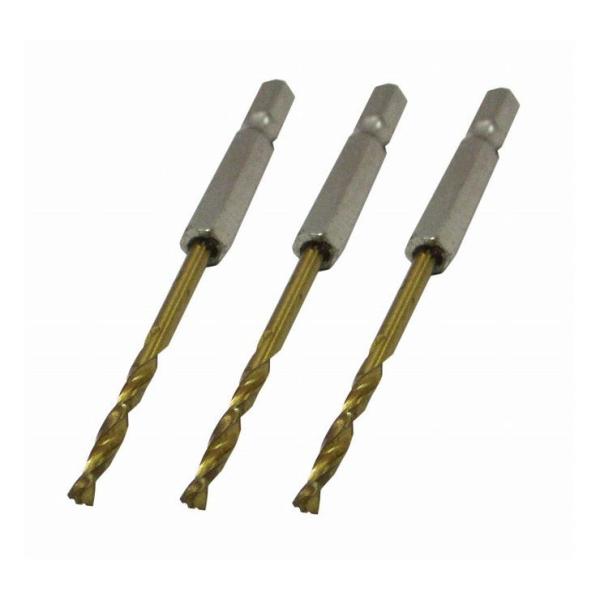 【発売日：2021年01月20日】【商品詳細】ミドルタイプだから芯ブレが少なく折れにくいです。3つの鋭利な先端でキレイな穴あけができます。用途：穴あけ作業の際に入数：3本入りサイズ：3.3mm刃長(約)：40mm軸径：H6.35mmドリル刃...