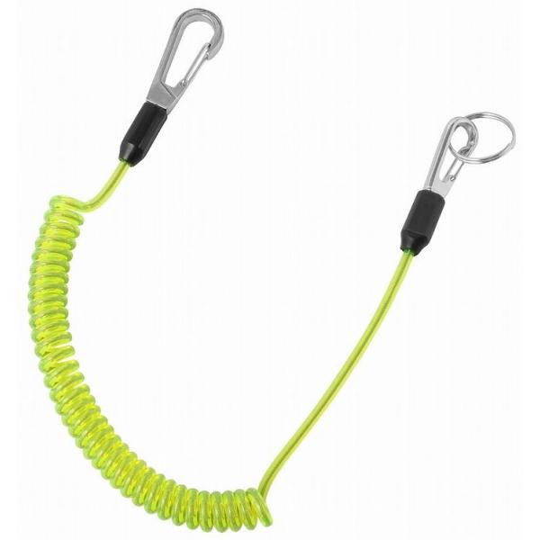 【発売日：2017年04月20日】【商品詳細】ステンレスワイヤ−入り。耐荷重1ｋｇ自然長：410ｍｍ　落下時最大伸長：1，350ｍｍ　色：イエロ−グリ−ンステンレス日本製