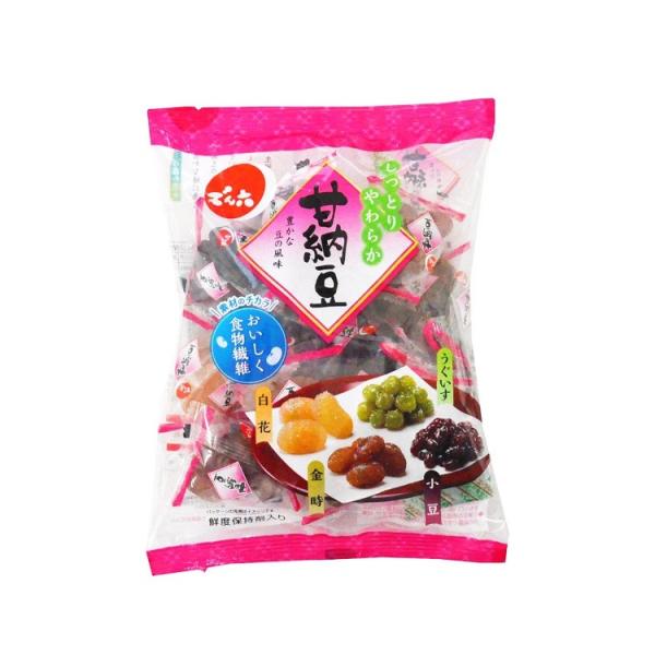 【発売日：2024年11月20日】【商品説明】でん六甘納豆は自然に恵まれ、衛生管理のゆきとどいた蔵王の森工場でていねいに仕上げました。しっとりやわらか生風味のおいしさです。原材料(アレルギー表記含む)【白花】砂糖（国内製造）、大白花芸豆、還...
