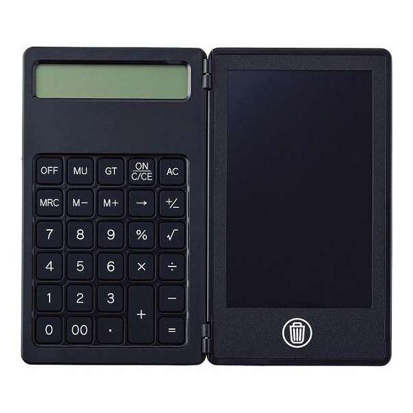 【発売日：2026年01月22日】●専用タッチペン×1・ボタン電池×2(モニター用)人気の電子メモに便利な電卓がセット。折りたたんで持ち運べるため傷みにくいです●ABS樹脂・シリコーンゴム●現品約13×7.7×1.5cm