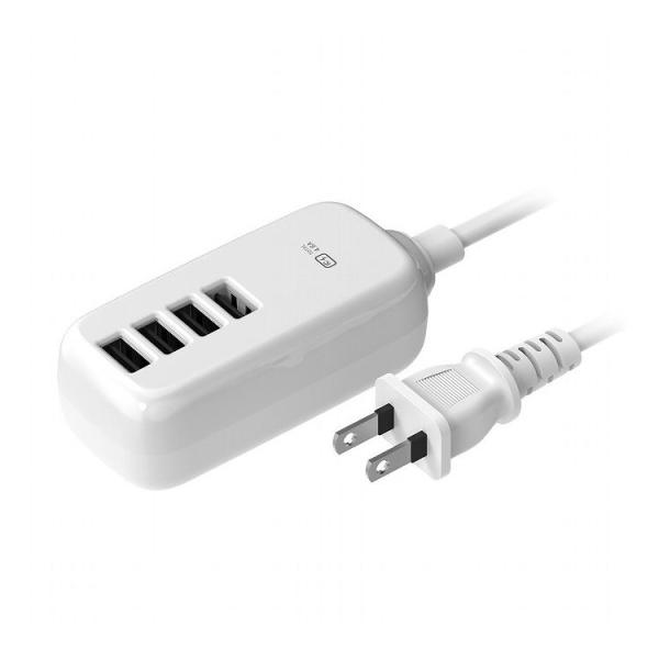 【発売日：2023年11月02日】【商品説明】自動識別IC搭載、家庭用コンセントで使えるAC-USB充電器 合計最大出力4.8Aのハイパワータイプ リバーシブルUSBで、ケーブルの表裏を気にせず挿せる 接続した端末を識別し、最適な出力を自動...