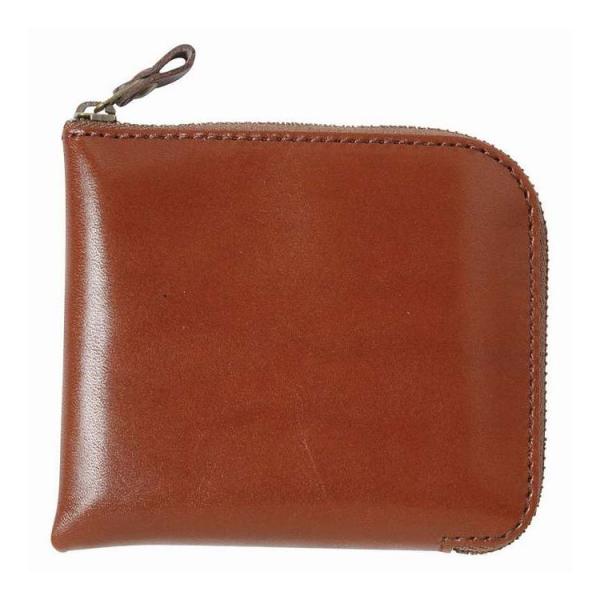 【発売日：2025年10月27日】【商品詳細】革の存在感に手に馴染むサイズ感が魅力のシンプルデザインの財布です。ファスナー開閉式。札入スペース・カード入×各2室、オープンタイプ小銭入×1室。材質:牛革（ヌメ革）生産国:日本