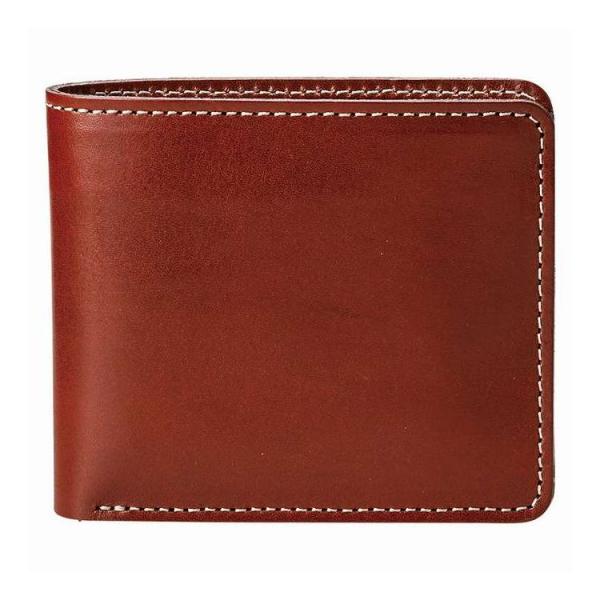 【発売日：2025年10月27日】【商品詳細】ヌメ革の存在感を活かした折財布は大阪の職人が1針1針丁寧に縫上げています。札入×2室、ホック式小銭入×1室、ポケット・カード入×各3室。材質:牛革（ヌメ革）生産国:日本