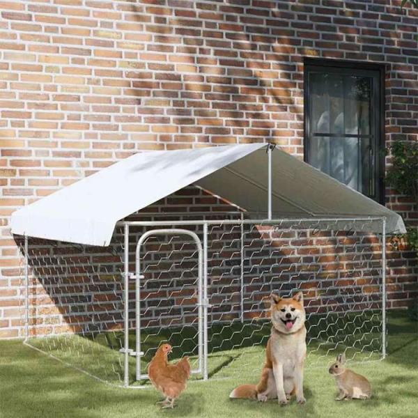 【発売日：2025年04月21日】■この屋外用の犬小屋はあなたの子犬に安全、セキュリティと快適さを提供します。この用途広い犬小屋は、遊び、運動、訓練、または単にあなたの犬の安全を確保する役割を果たし、使い道を選ばない多目的な優れもの。あなた...
