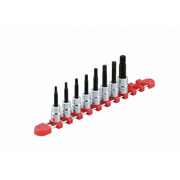 【発売日：2018年06月28日】【商品詳細】●差込角(sq.)：9.5●重量(g)：610●ビットの交換が可能です。●差込角9.5sq.のT型トルクスビットソケット8コ組セットです。T型トルクスビットソケット(BT3-T20・T25・T2...