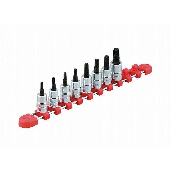 【発売日：2018年06月28日】【商品詳細】●差込角(sq.)：9.5●重量(g)：610●ビットの交換が可能です。●差込角9.5sq.のショートT型トルクスビットソケット8コ組セットです。ショートT型トルクスビットソケット(BT3-T2...