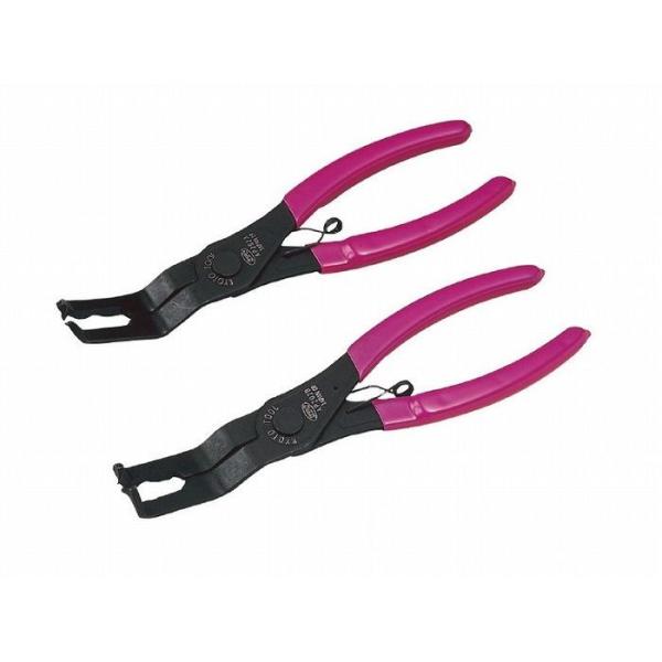 【発売日：2018年06月28日】【商品詳細】●重さ(g)：290●クリップのロックピンの引抜き(ロック解除)が容易に行えるクリップクランプツールセットです。●ロックピンを引抜いた後、クリップ本体の引抜きも可能です。●クリップをボディに装着...