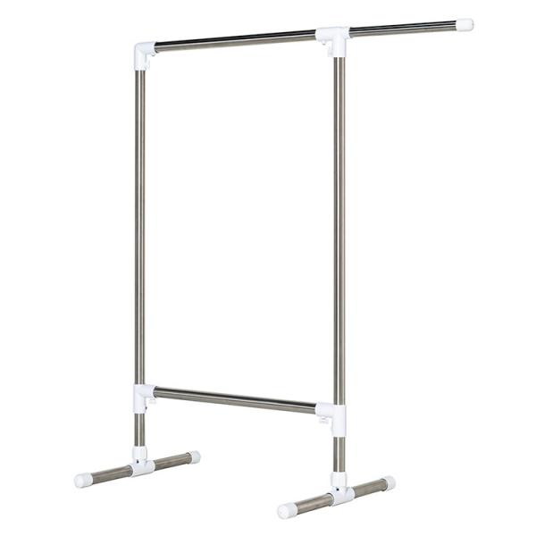 【発売日：2024年02月07日】【商品説明】奥行スリムで狭いベランダにぴったり。横方向からふとんを干せる設計です。干し部は伸縮式、伸ばして干せる量がアップします。室内ものほしとしても便利なシンプルデザイン。脚部スライド式でコンパクトに収納...