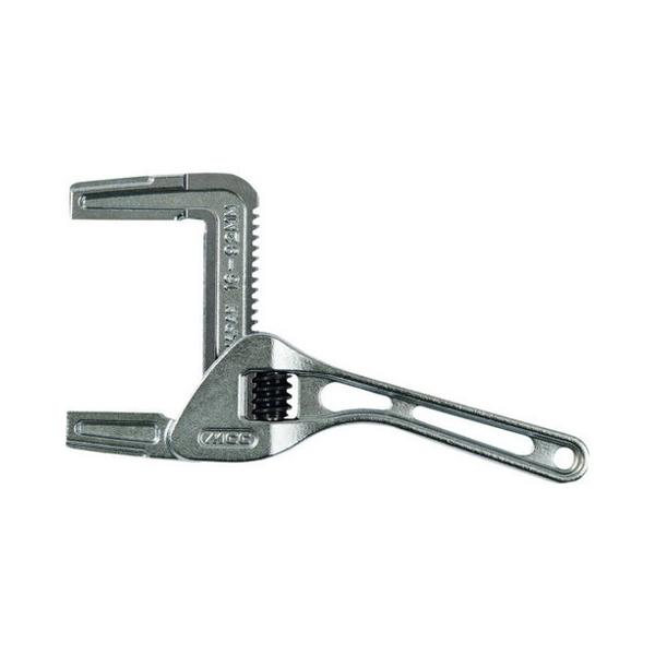 【発売日：2022年06月17日】【商品詳細】●化粧配管、水道用ＰＥ管金属継手、鋼管用継手の締め付けや排水トラップの取り付け・取り外しと１丁４役のレンチです。●92mmのワイドな口開きタイプです。●本体は高強度な特殊メタル鍛造製です。●本体...