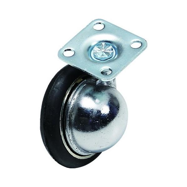 【発売日：2022年06月17日】【商品詳細】●天然ゴム巻きの静音コンパクトキャスターです。●埃、髪の毛など防塵構造でスムーズな回りで小物トレーや美容器具などに適しています。●許容荷重(daN)：44●許容荷重(kgf)：45●車輪径D(m...