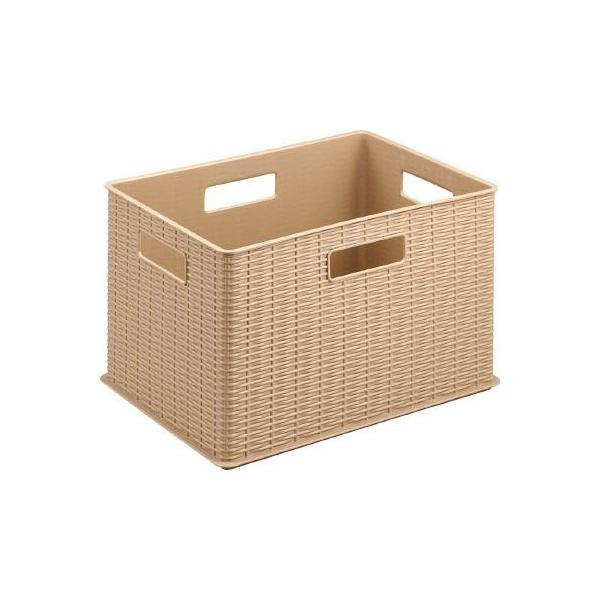 【発売日：2018年02月07日】【メーカー型番】RTB-1-LBR【JANコード】4989999212433【ブランド】ＴＲＵＳＣＯ 　【特徴】●ラタン（籐）のバスケットを思わせるデザインで、オフィスや事務所などでの小物収納にぴったりです...