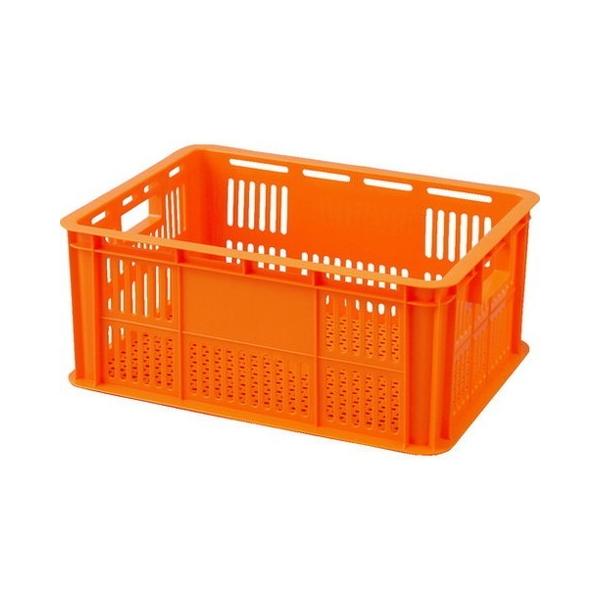 【発売日：2022年06月20日】【商品詳細】●両側の持ち手部分にはバックルがついているので、持ち運びに便利なコンテナです。●スタッキングして重ねても使用できます。●色：オレンジ●外形寸法(mm)間口：515●外形寸法(mm)奥行：382●...