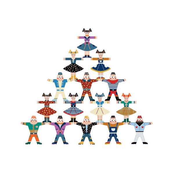 【発売日：2023年01月30日】【商品説明】楽しみながらバランス感覚を鍛える!コミュニケーションツール、高齢者の脳トレとして!付属のガイドブックを見ながら挑戦できます!【商品詳細】●カラー:アソート(16種類)●素材:MDF(中密度繊維)...