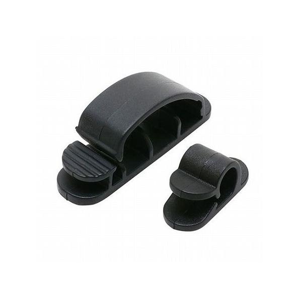 【発売日：2022年10月24日】【商品説明】ケーブルを引き回す際に好きな場所に固定できるケーブルホルダーです。最大8mmまでのケーブル径に対応しています。小(1本配線)と大(3本配線)のセットです。【商品詳細】■対応ケーブル径:最大8mm...