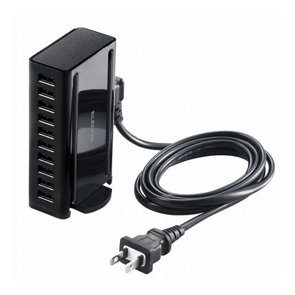 【発売日：2021年12月23日】【商品特長】さまざまなUSB機器をこれ一つで同時に充電できるAC充電器です。USB-Aポートを10ポート搭載し、1ポート最大出力12W(5V/2.4A)で、10ポート同時に合計最大出力60W(5V/12A)...