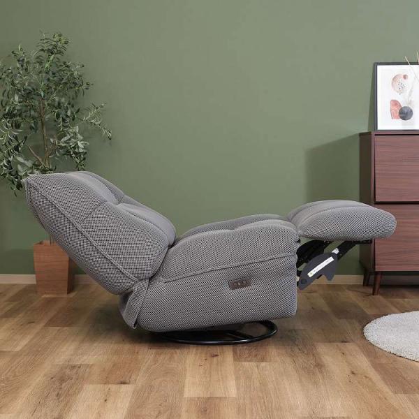 【発売日：2025年05月01日】■商品サイズ幅88×奥行105〜160×高さ75〜98cm■素材構造部材:金属(鋼)張り材:ポリエステルクッション材:ウレタンフォーム■生産国中国■特徴ゆりかごに乗っているような座り心地が楽しめる 電動パー...