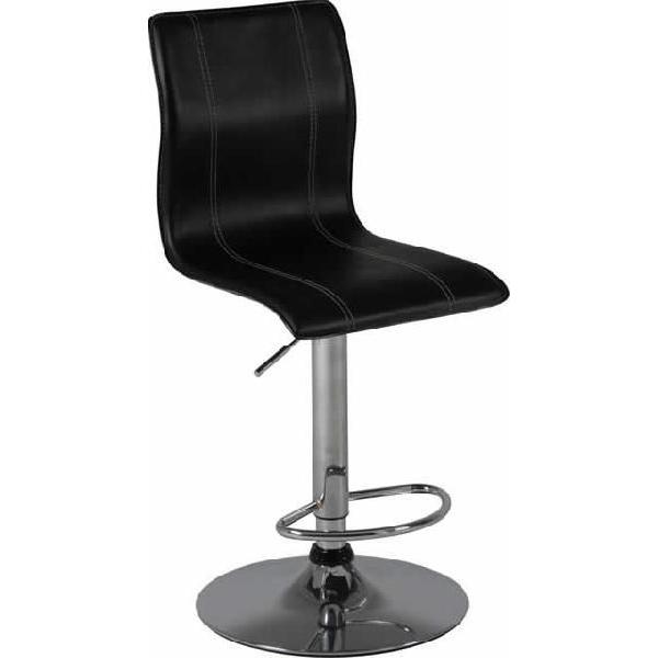 [サイズ]幅42×奥行48×高さ96-117cm[材質]合成皮革[備考]□クロム/鋼　□PVC/ウレタンフォーム　■お客様組立　【シート】W370*D370　【SH】H590~800[配送等]1点から送料無料です。北海道は別途送料として70...