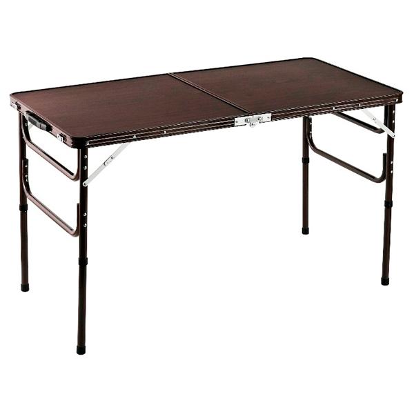 【発売日：2015年10月30日】【商品説明】折たたみ式の木目調テーブル。急な来客時や親戚などが集まる時にすぐに使える簡易テーブルです。普段使わない時には、幅約7cmと収納場所にも困りません。取っ手付だから自宅だけでなく、屋外にも簡単に持ち...