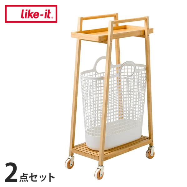 【発売日：2026年04月10日】【商品説明】洗濯物の収納場所が足りない、脱衣所がごちゃついて困る…そんなお悩みをお持ちの方にぴったりのランドリーワゴンです。幅わずか27.5cmのスリムボディながら奥行60cm・高さ88.5cmを活かした2...